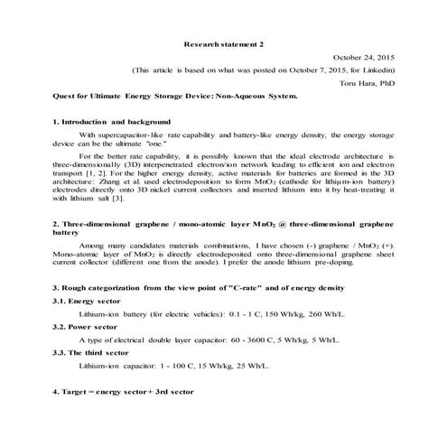 Research plan 2 | PDF