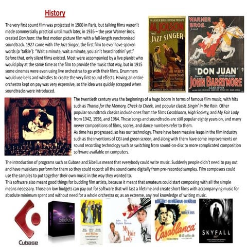 Film Music Research | PPT