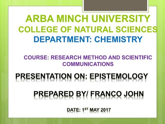 philosophy of science, Falsification theory, Karl popper | PPT