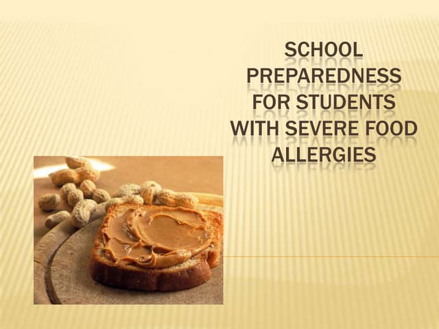 Introduction to Food Allergies | PPT