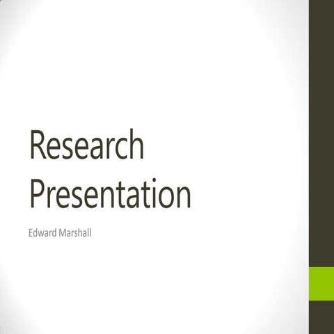 Research presentation | PPT | Free Download