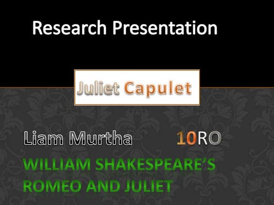 Romeo and Juliet | PPSX