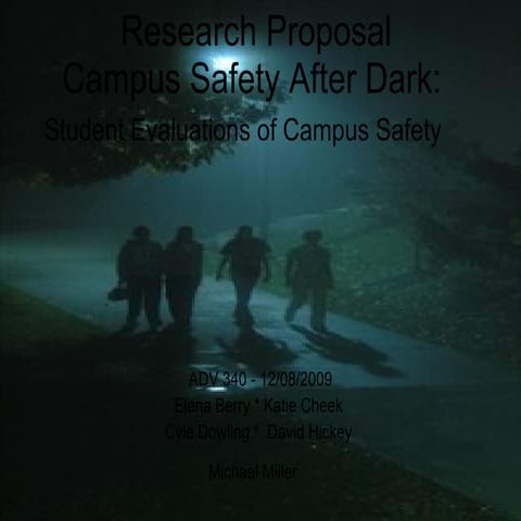 Student Safety Research Presentation | PPT