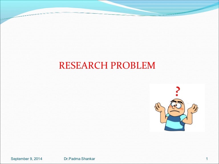 Research problem