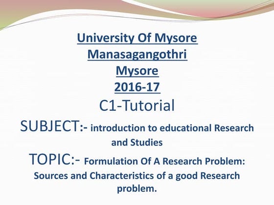 Paano gumawa ng research title | PPT