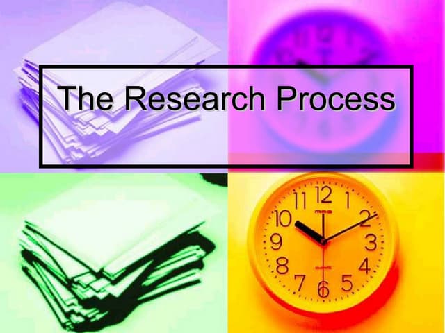 Research process | PPTX