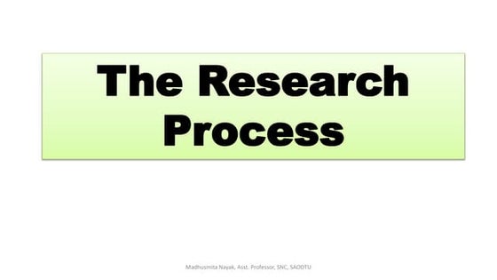 Nursing Research Data Collection Flow Chart.pptx | Science