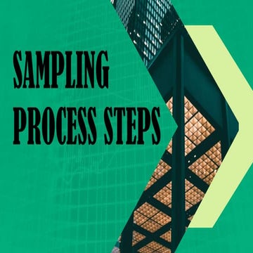 Sampling is a process in statistical analysis where researchers take a ...
