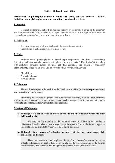 Lecture 1 Introduction to Philosophy | PPTX | Science