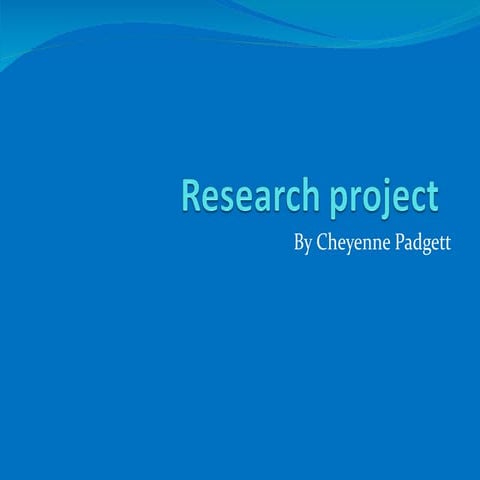 Research project | PPT