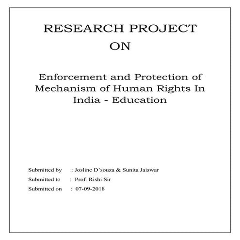 Research project | PDF