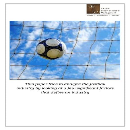 Research project - The Global Football Industry | DOCX