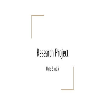Research project full guidelines | PPT
