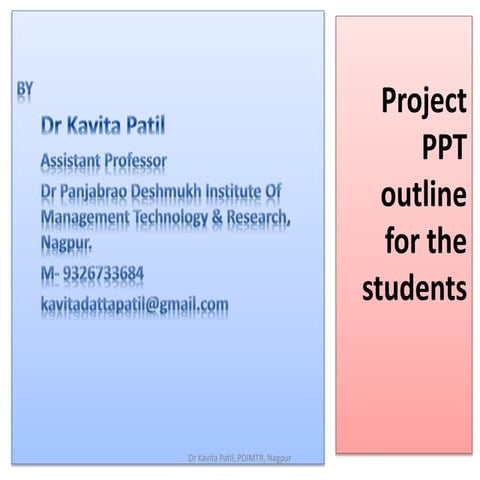Research project ppt for students | PPTX