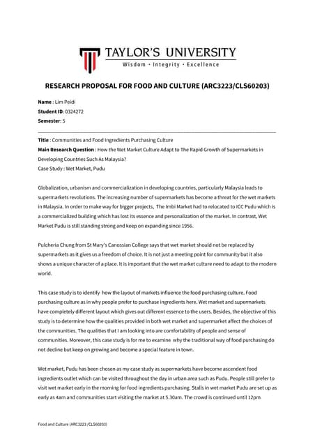 Research Proposal | PDF