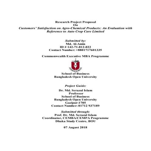 Research proposal by al amin | DOCX