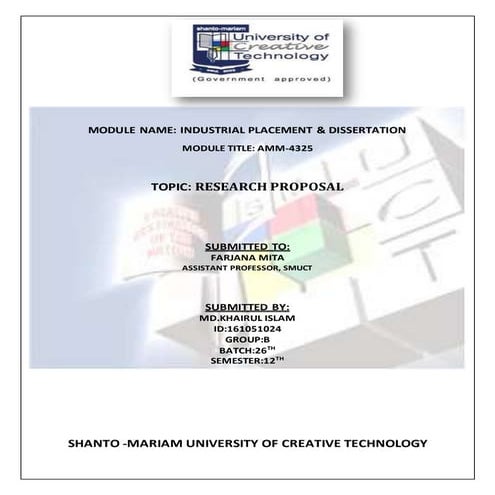 "Research proposal on“Human resource management practice in the RMG ...