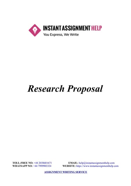 Research Proposal | DOCX