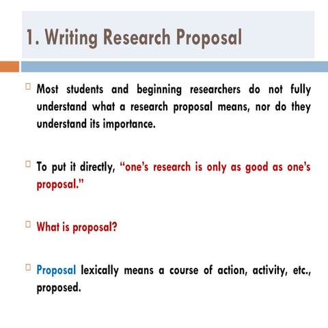 Research proposal writing - revised.pptd