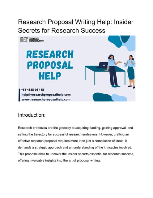 United Innovator's Expert Guide to Mastering Research Proposal Writing ...