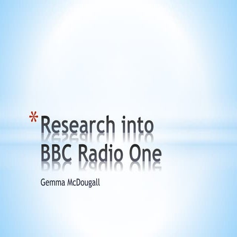 Research radio station | PPT
