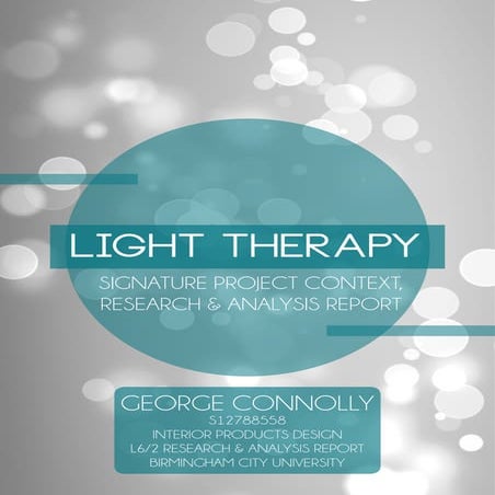 Light therapy research report | PDF
