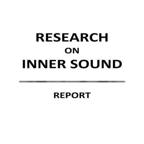 Research report on inner sound | PDF