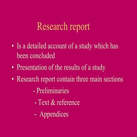 Research report..ppt
