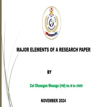 RESEARCH REPORT WRITING AND ELEMENTS .pptx