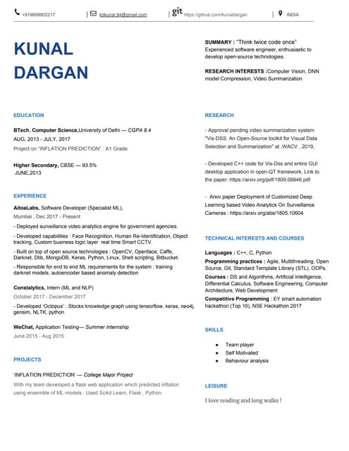 Goncalo Pereira CV | PDF