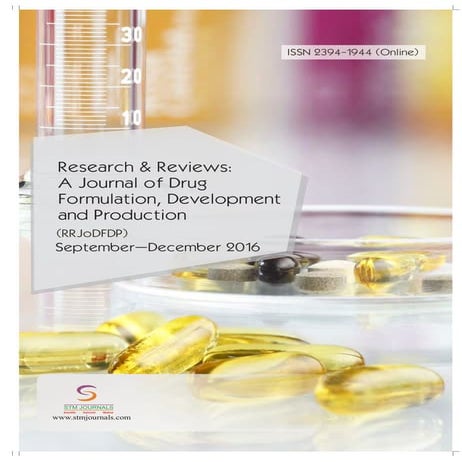 Research & Reviews A Journal of Drug Formulation,Development and ...