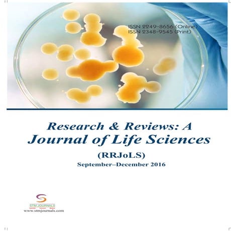 Research & Reviews: A Journal of Life Sciences vol 6 issue 3 | PDF