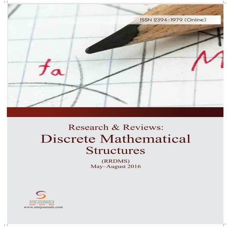 Research & Reviews Discrete Mathematical Structures vol 3 issue 3 | PDF