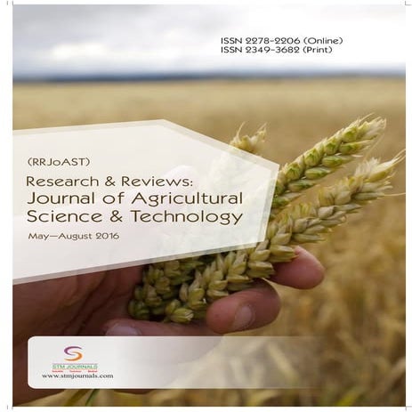 Research & Reviews Journal of Agricultural Science Technology vol 5 issue-3 | PDF