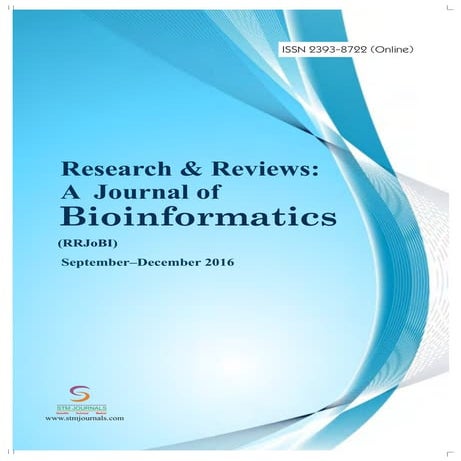 Research & Reviews Journal of Bioinformatics vol-3 issue-3 | PDF
