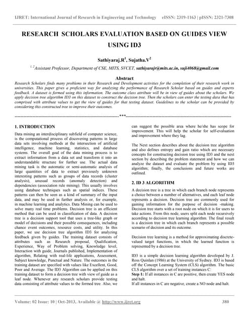 Decision Tree Id3 Algorithm Decision Tree Id3 Algorithm Machine Learning 2024