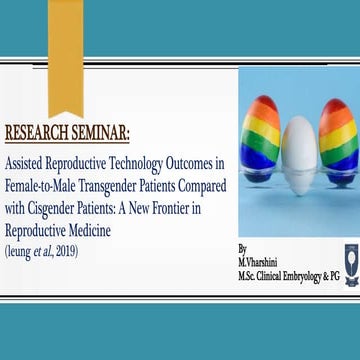 Journal Club - Assisted Reproductive Technology Outcomes in Female-to ...