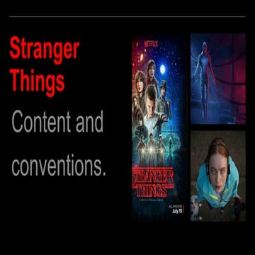 research stranger things netflix production | PPT