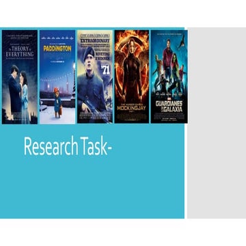 Research task | PPT