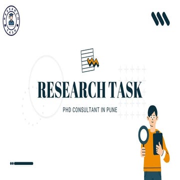Research Task - Best PHD Consultant in Pune | PDF