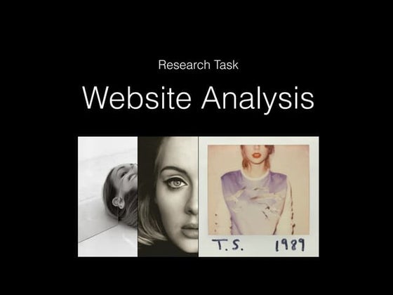 Sample visual task analysis | PPTX