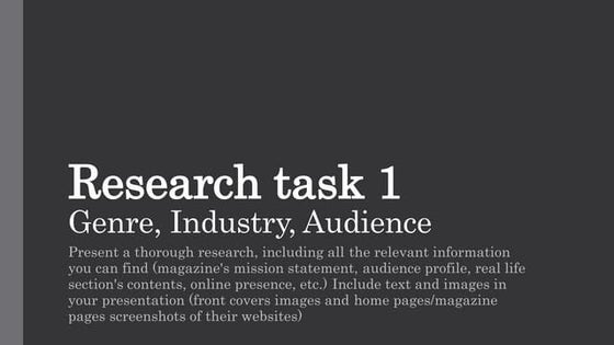 Intro to the Fashion Industry: Final Project | PPT