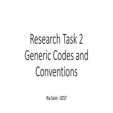 Generic Codes and Conventions of Magazines | PPT