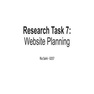 Research Task 7 | PPT
