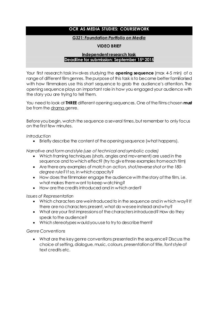 Research task week 1