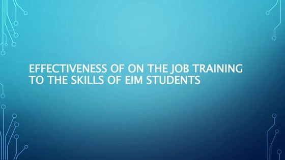 OJT narrative report | PDF | Civil Engineering Industry | Industries