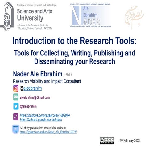 Introduction to the Research Tools: Tools for Collecting, Writing ...