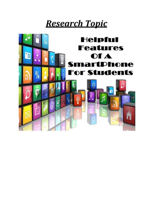 Smartphones presentation | PPTX