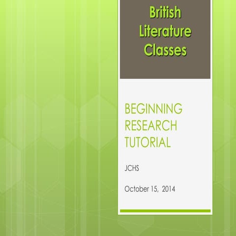 Research tutorial | PPT | Desktop Publishing | Computer Software and ...