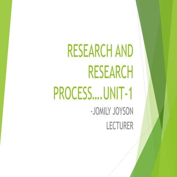 Research unit 1 | PDF